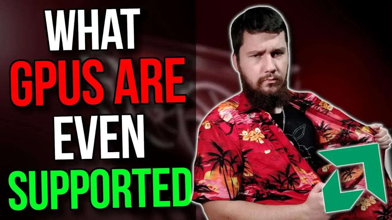 Amd Rocm Documentation Is Basically Unusable