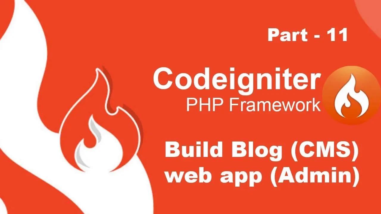 [part 11] Blog CMS website in CodeIgniter 3 with AJAX. Delete Post ...