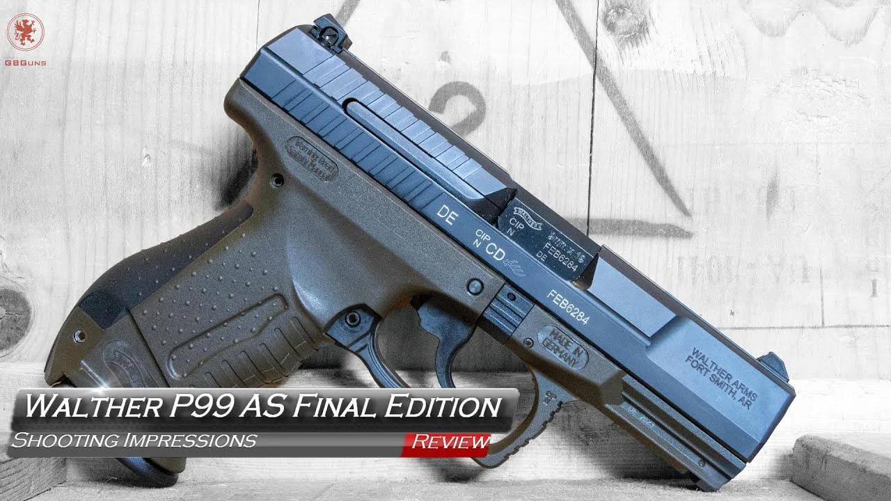 Walther P99 AS Final Edition Shooting Impressions