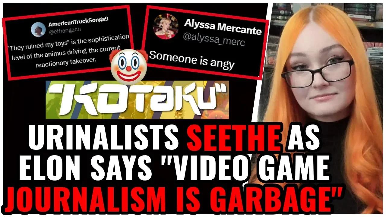 Urinalists SEETHE After Elon Musk Says Game Journalism Is Garbage 🤣 ...