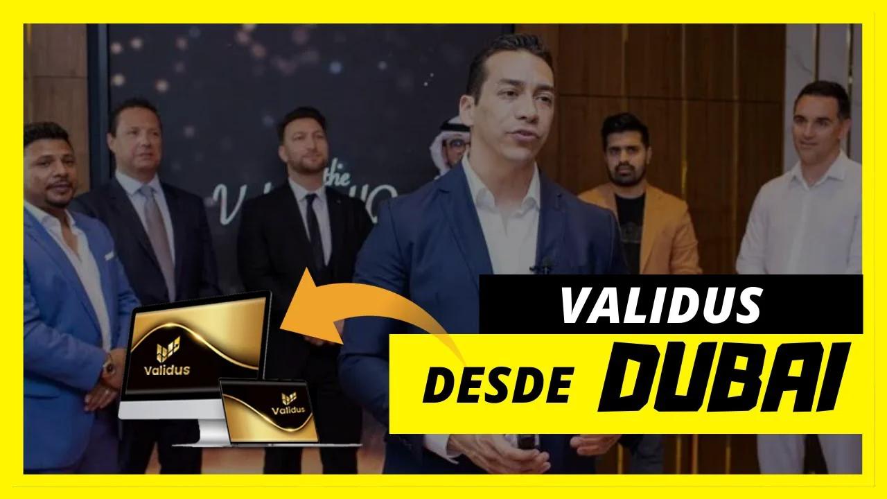 💰VALIDUS | Llamada PRIBADA desde DUBAI para TEAM LATINOAMERICA (Sè Pionero)