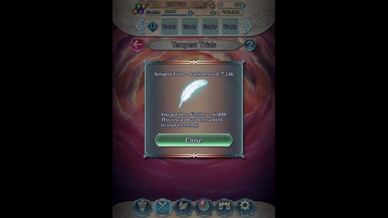 ErikH526 - Fire Emblem Heroes - Tempest Trials+ Ice & Flame 5 Ending ...