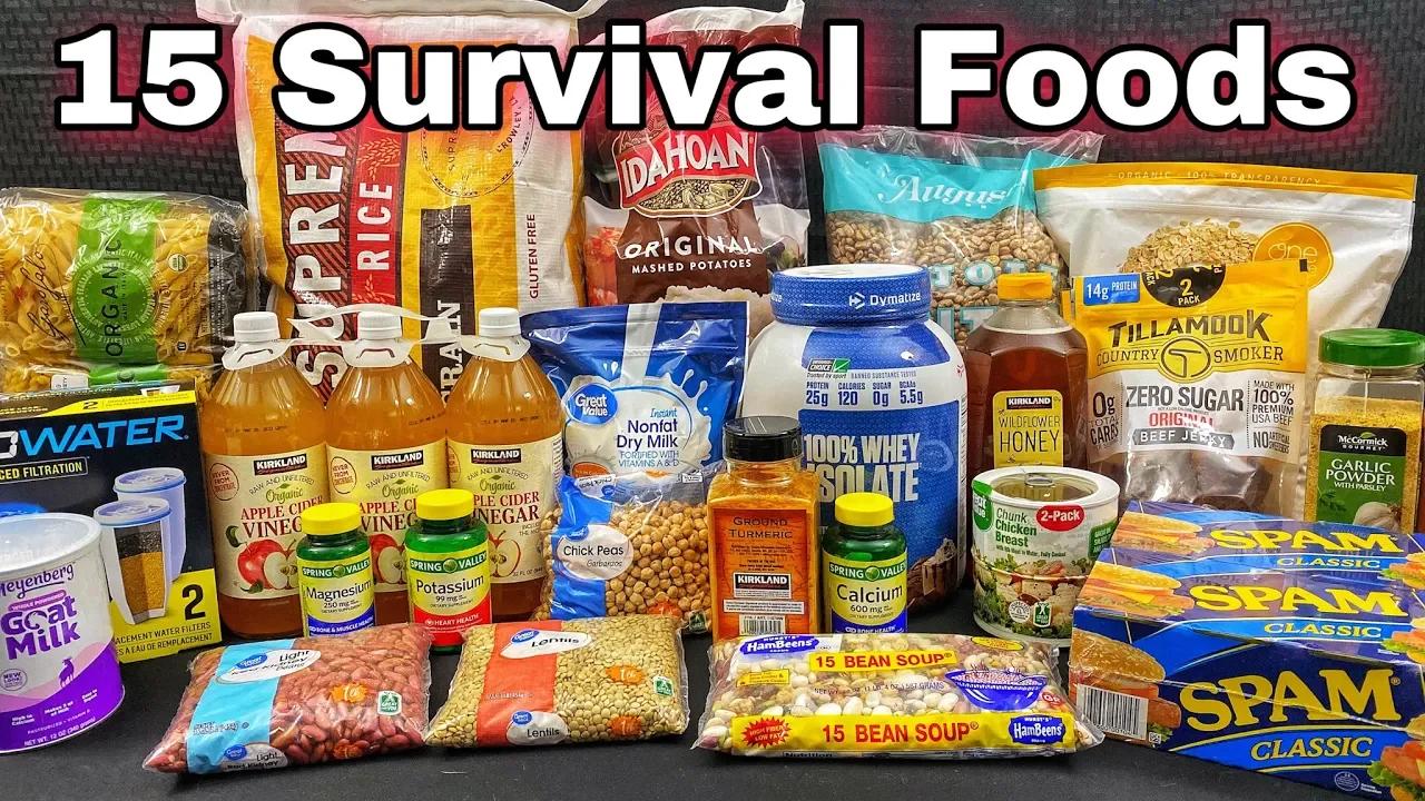 15 Survival Foods Every Prepper Should Stockpile / 90 Days of Preps
