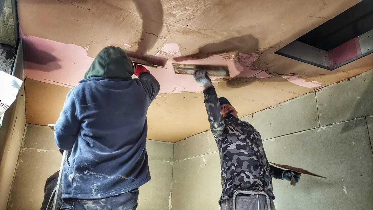 Sleek Surfaces: Skim Coating Walls in a Small Home build