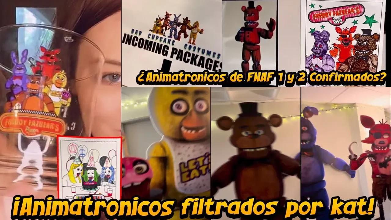 ¡FNAF Movie la actriz Kat Conner filtra a todos los animatronicos de ...
