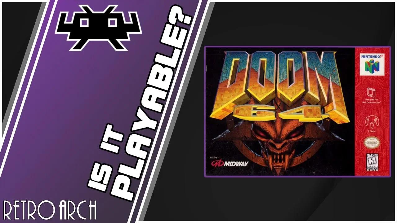 Is Doom 64 Playable? RetroArch Performance [N64 | Mupen64Plus-Next]