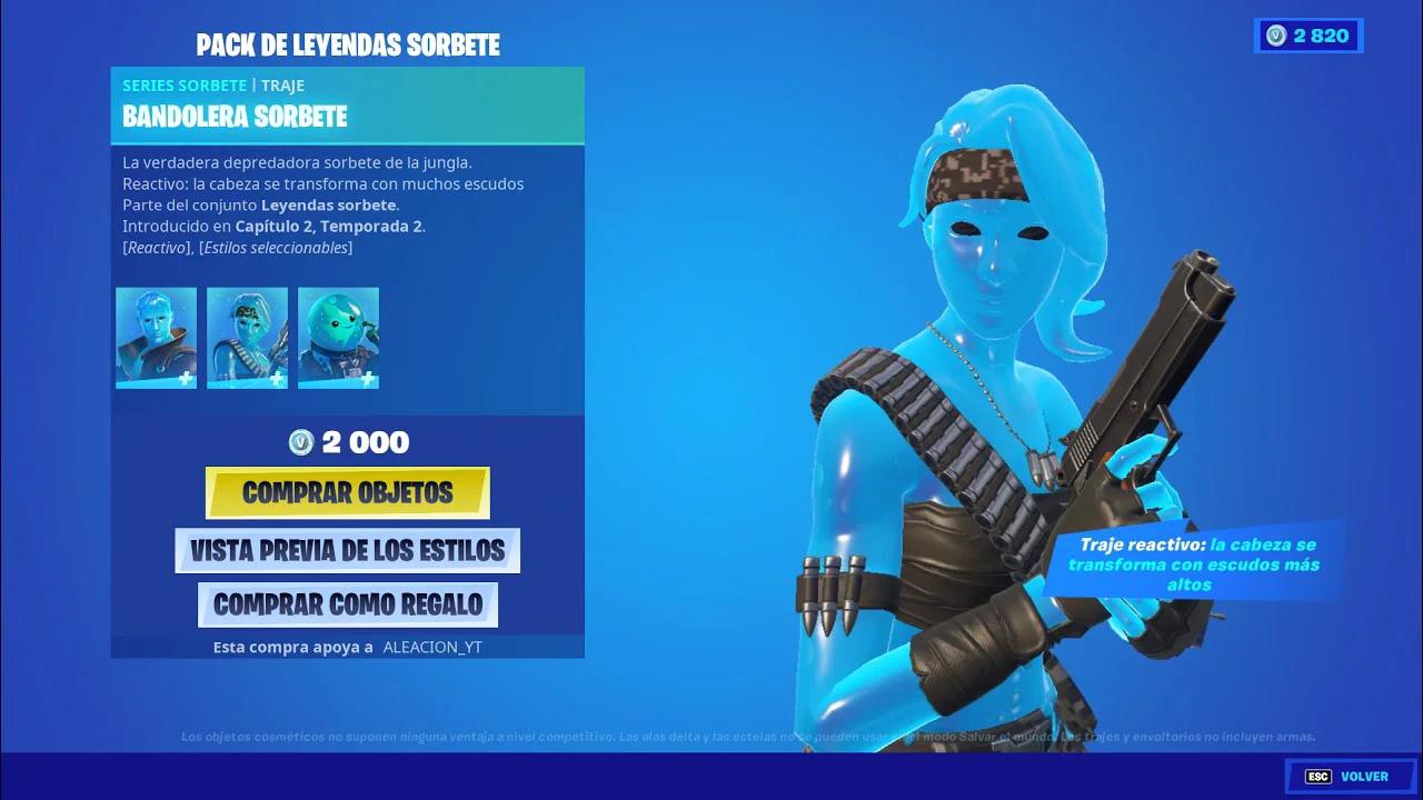 🎁VUELVE **PACK SORBETE**🥳 NUEVA TIENDA FORTNITE HOY 13 de AGOSTO en DIRECTO