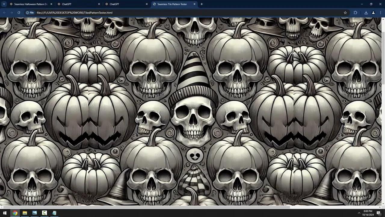 Using AI to Generate and Test Seamless Tiled Patterns