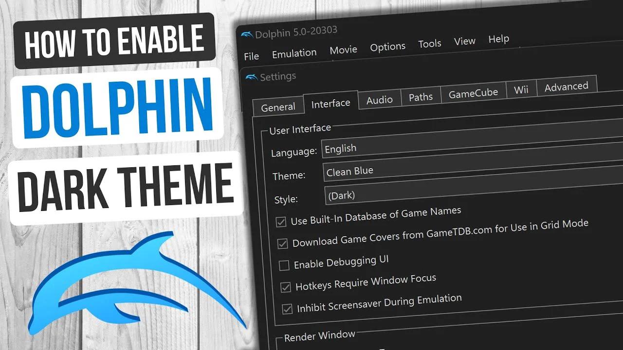 How to Enable Dark Theme in Dolphin Emulator (Windows)