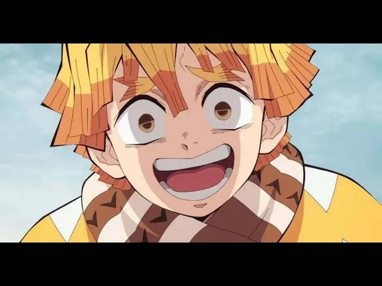 Zenitsu Screaming in ROMAJI/JAPANESE SUBS | Demon Slayer Swordsmith Arc ...