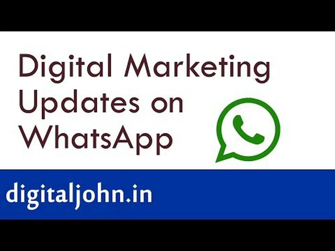 Digital John Whatsapp Group