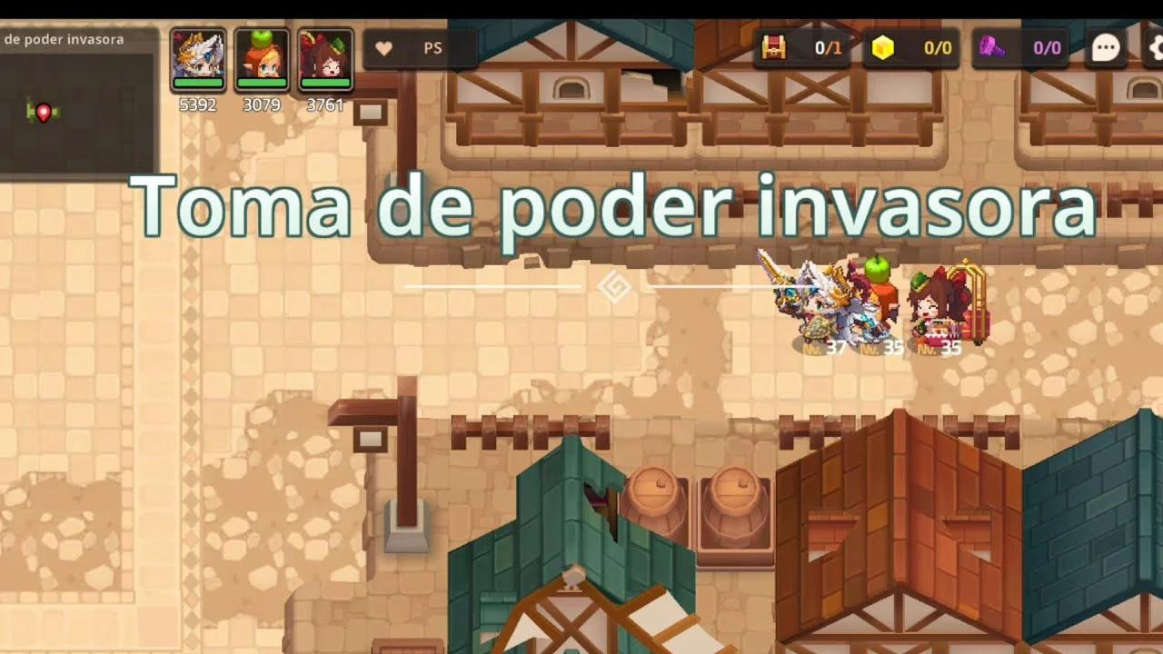 Guardian Tales-(Mision El mago timador y la doncella de doble ...