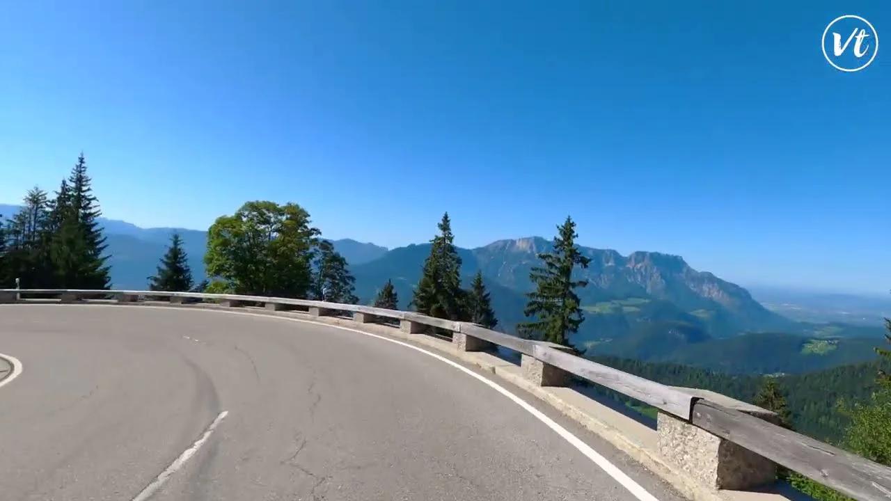 Driving Tour in Berchtesgaden Scharitzkehl in Bavaria Germany