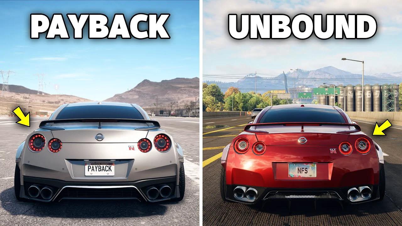 Side by Side Comparison | NFS UNBOUND VS NFS PAYBACK (WHICH IS BEST ...