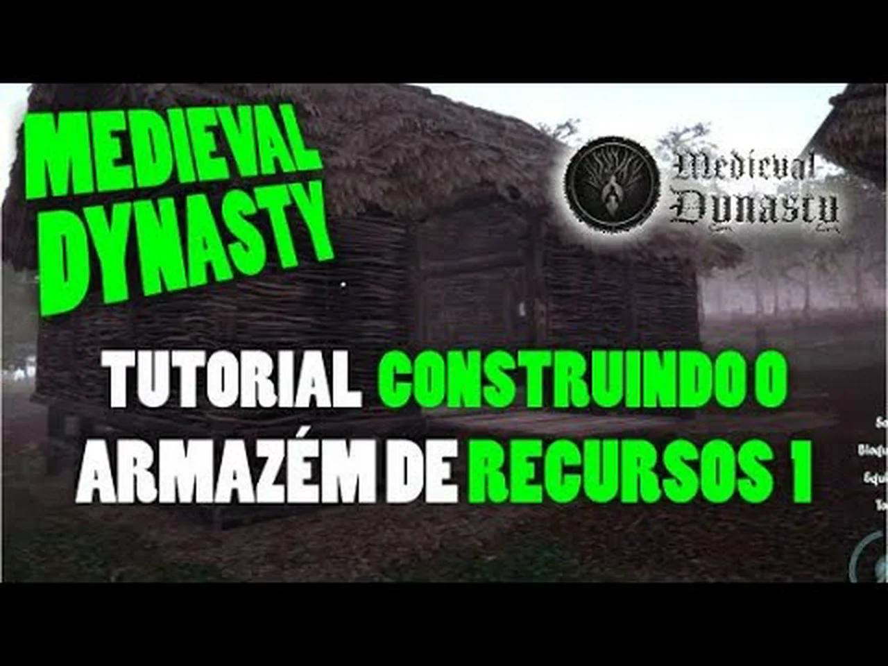 Medieval Dynasty: Tutorial Construindo o Armazém de Recursos 1
