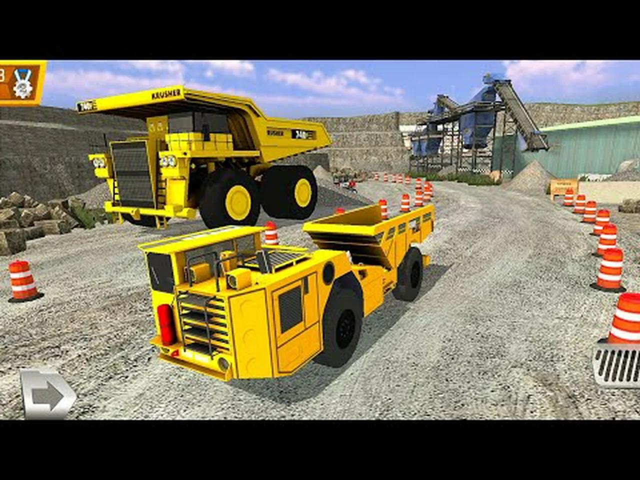 Construction Vehicle Mining Dump Truck Driving - Quarry Driver 3 Giant ...