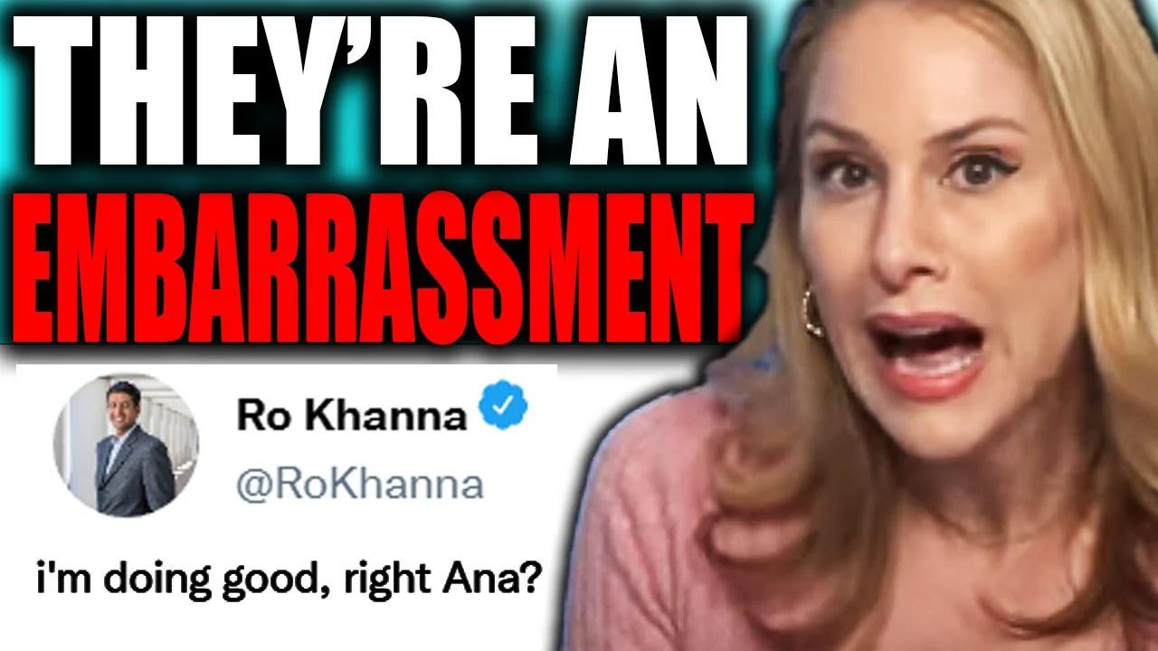 Ana Kasparian RETURNS And BRUTALLY OBLITERATES WOKE Tool Ro Khanna LIVE ...