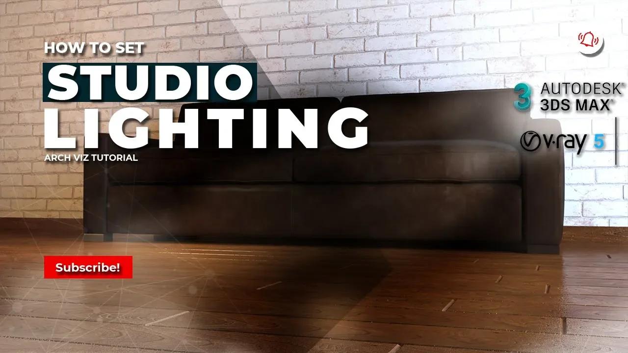Basic Studio Lighting | Arc Viz Tutorial | Autodesk 3Ds Max 2022 Vary 5 ...