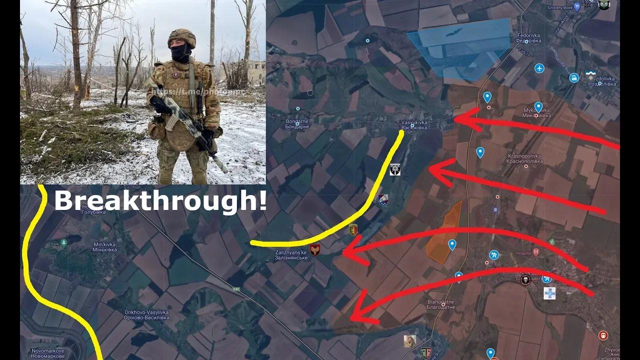 WAR UPDATE: Russian BREAKTHROUGH Past Ukrainian Defensive Line