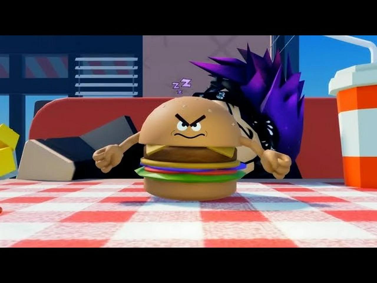 🍔💥 How to Squash the Hamburger Boss in Escape the Playground | #Roblox