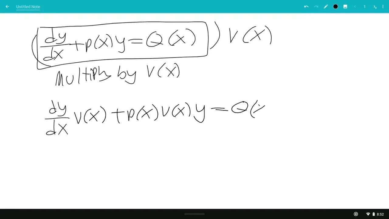 How to solve First Order Linear Differential Equations