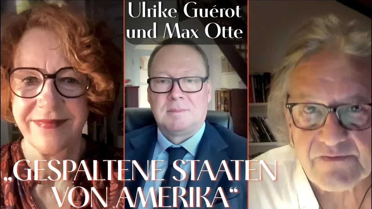 MANOVA The Great WeSet: „Gespaltene Staaten von Amerika“ |Ulrike Guérot ...