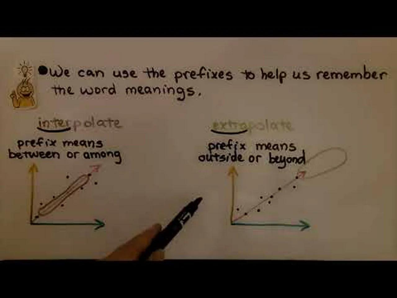 8th Grade Math 14.2c, Making Predictions from a Trend Line