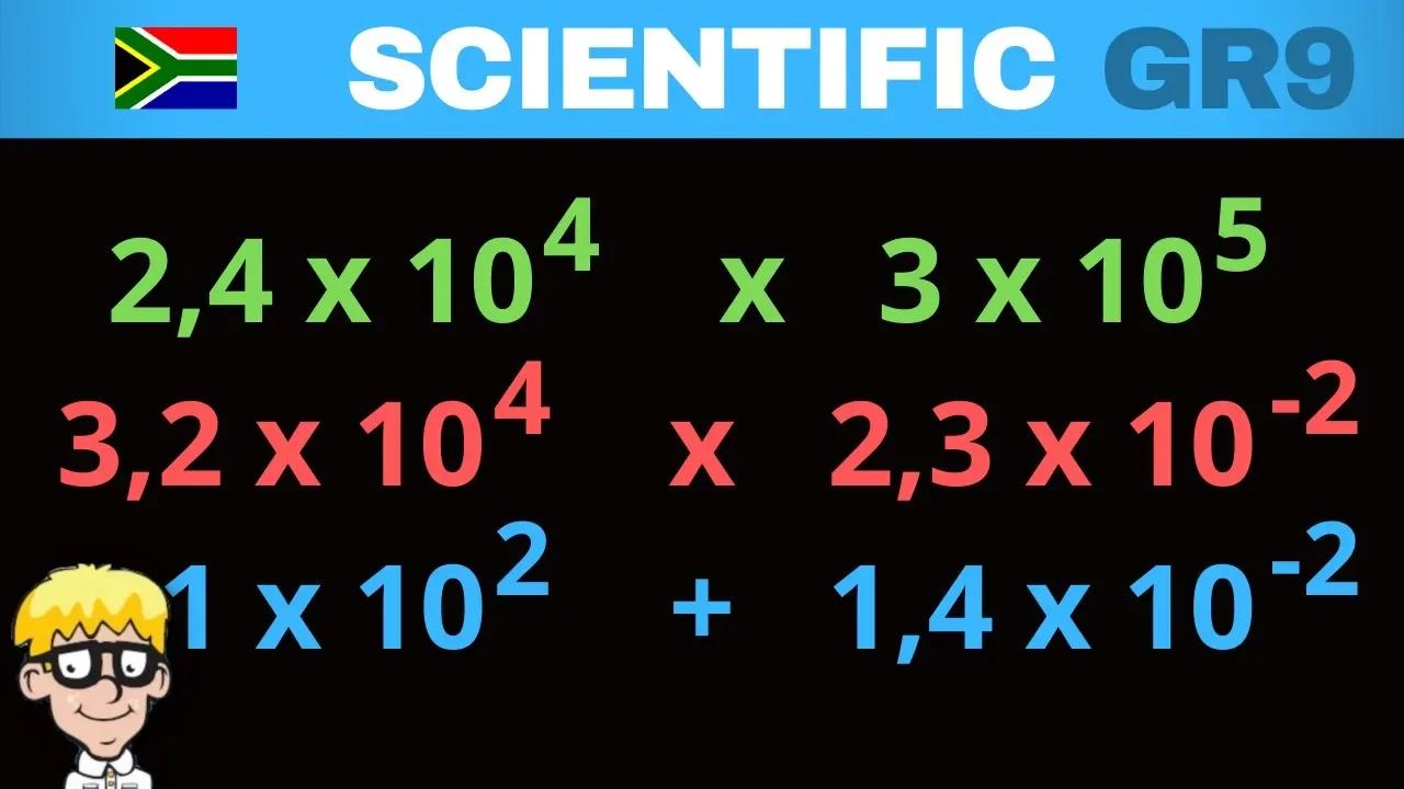 Scientific Notation grade 9: Scientific Notation BODMAS