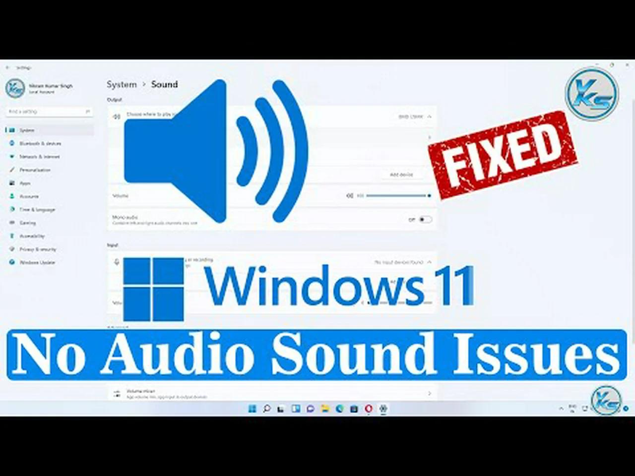 How To Fix No Audio Sound Issues in Windows 11
