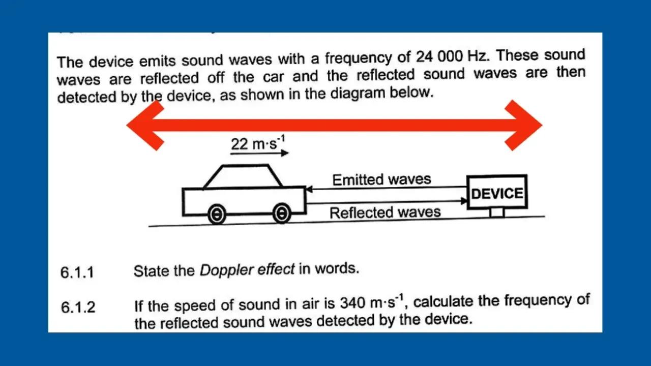 DOPPLER EFFECT GRADE 12 PHYSICS MAY/JUNE 2023 2023 MEMO
