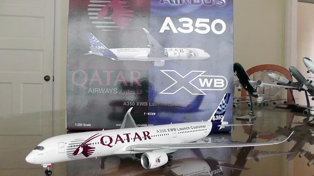 Inflight 200 Qatar/Airbus A350-900XWB Unboxing and Review