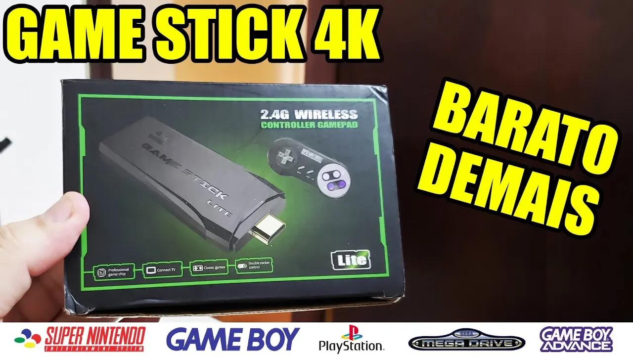 Game Stick 4K Lite do ALIEXPRESS vale a pena? Análise do Game Stick ...