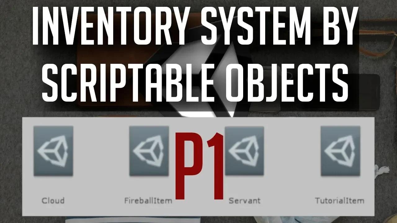 Making Items in Scriptable Object Inventory System P1 - Unity C# 2018 Tutorial