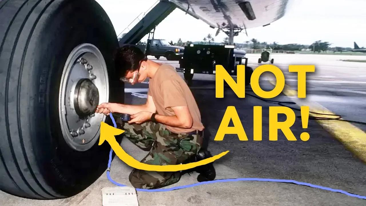 Why Don't Airplane Tires EXPLODE on Landing?