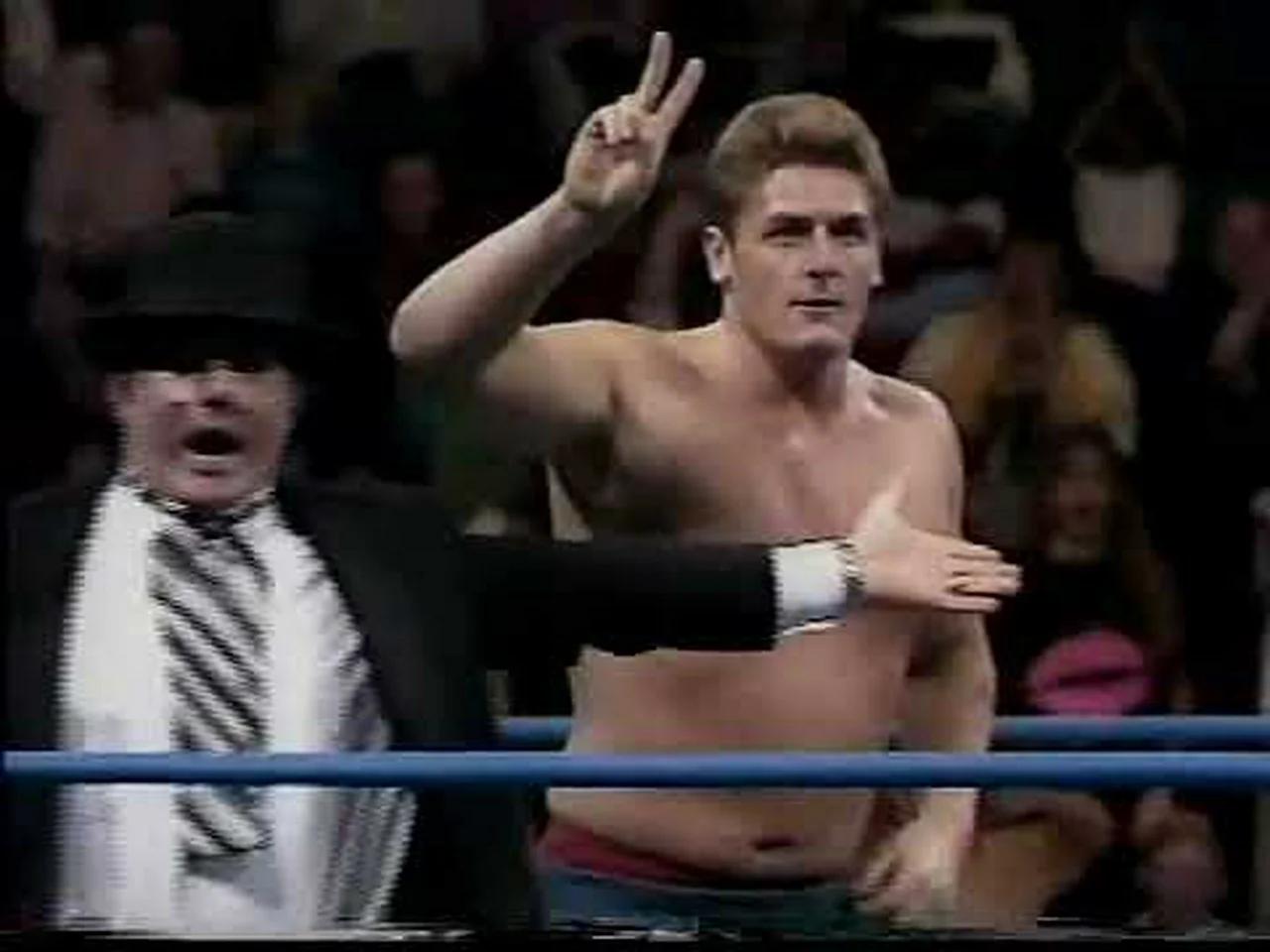 WCW TV Champion Lord Steven Regal vs Larry Santos