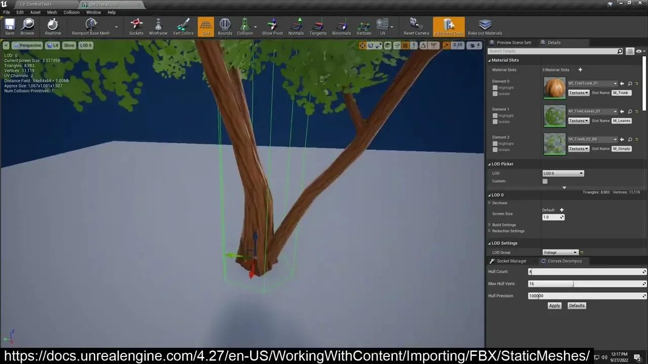 Unreal Engine 4 Fbx Static Mesh Basics