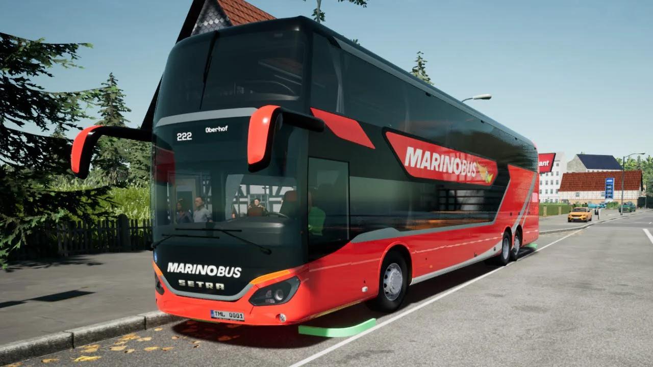 Fernbus Simulator SETRA TOP CLASS DD | PILSEN - OBERHOF l Thrustmaster ...
