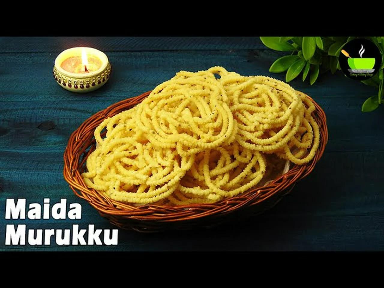 Maida Chakli Recipe | How To Make Maida Maavu Murukku | Easy Diwali ...