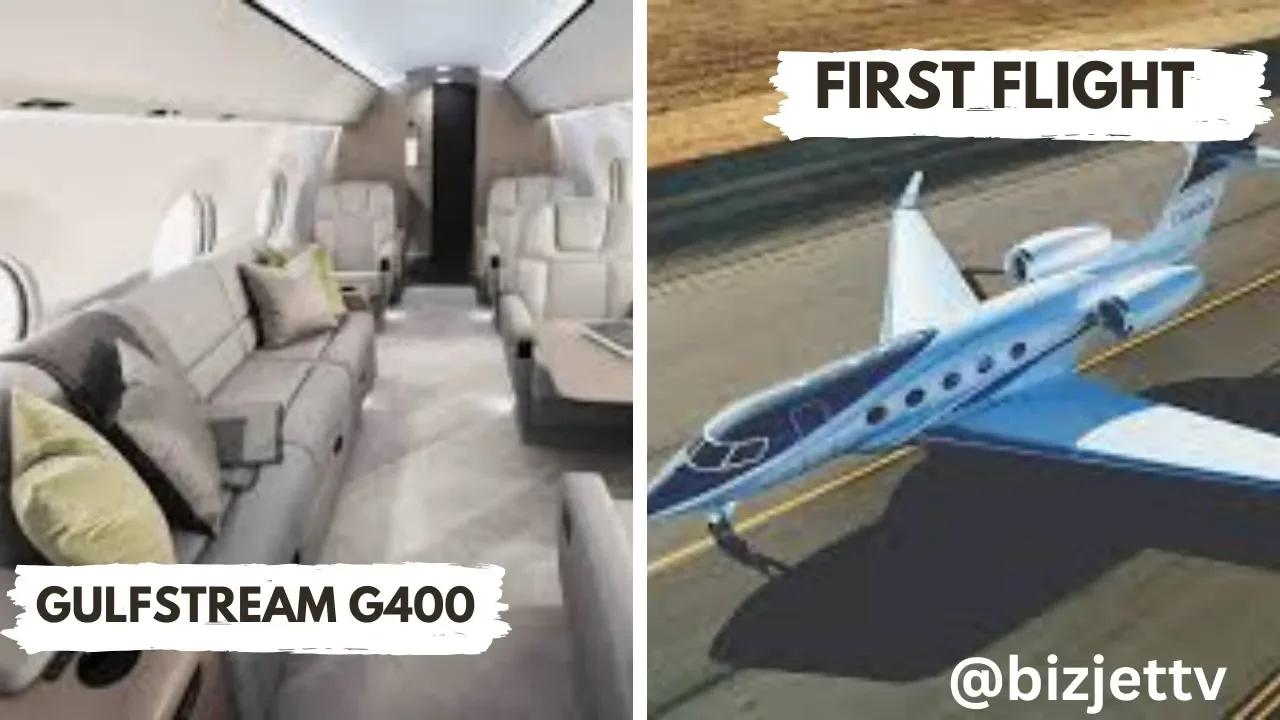 Gulfstream G400 First Flight