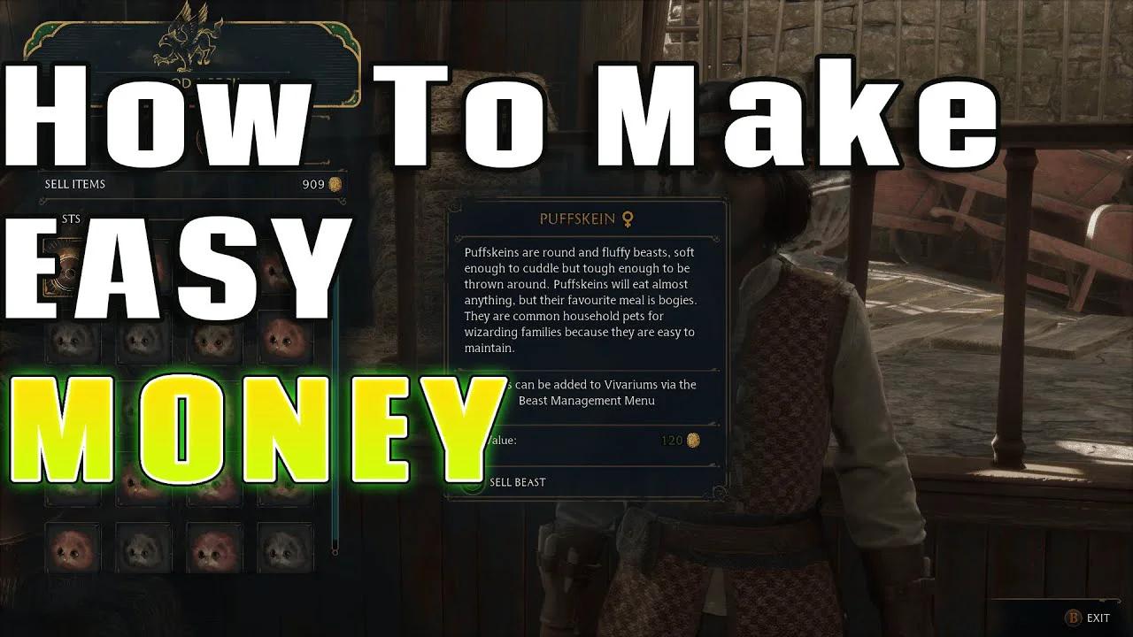The BEST Way To Get RICH In Hogwarts Legacy Quick & Easy - Hogwarts ...