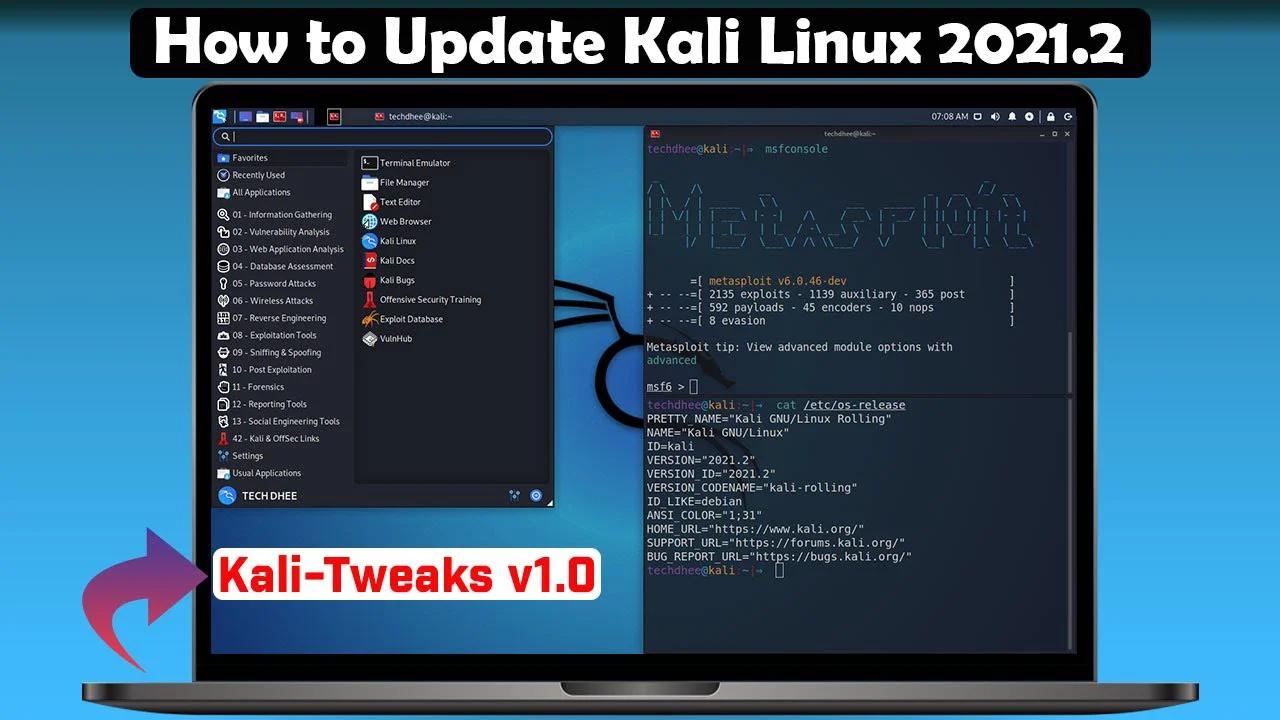 How to Update Kali Linux into the Latest Release | Kali Linux 2021.2