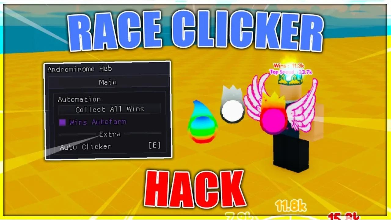 Race Clicker Script Hack GUI 🏆 Infinite Speed, Auto Farm Instant ...