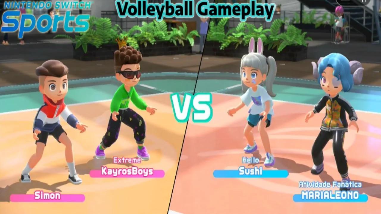 Nintendo Switch Sports - Volleyball Gameplay