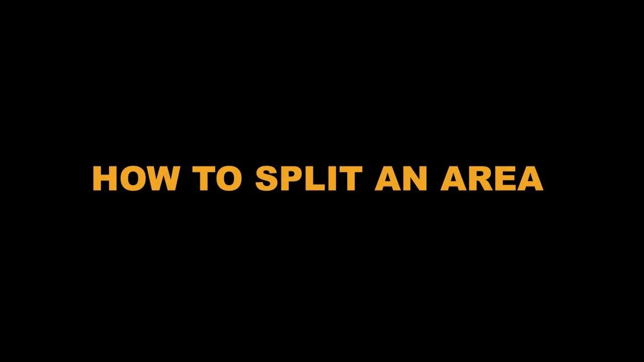How To Split An Area In Blender