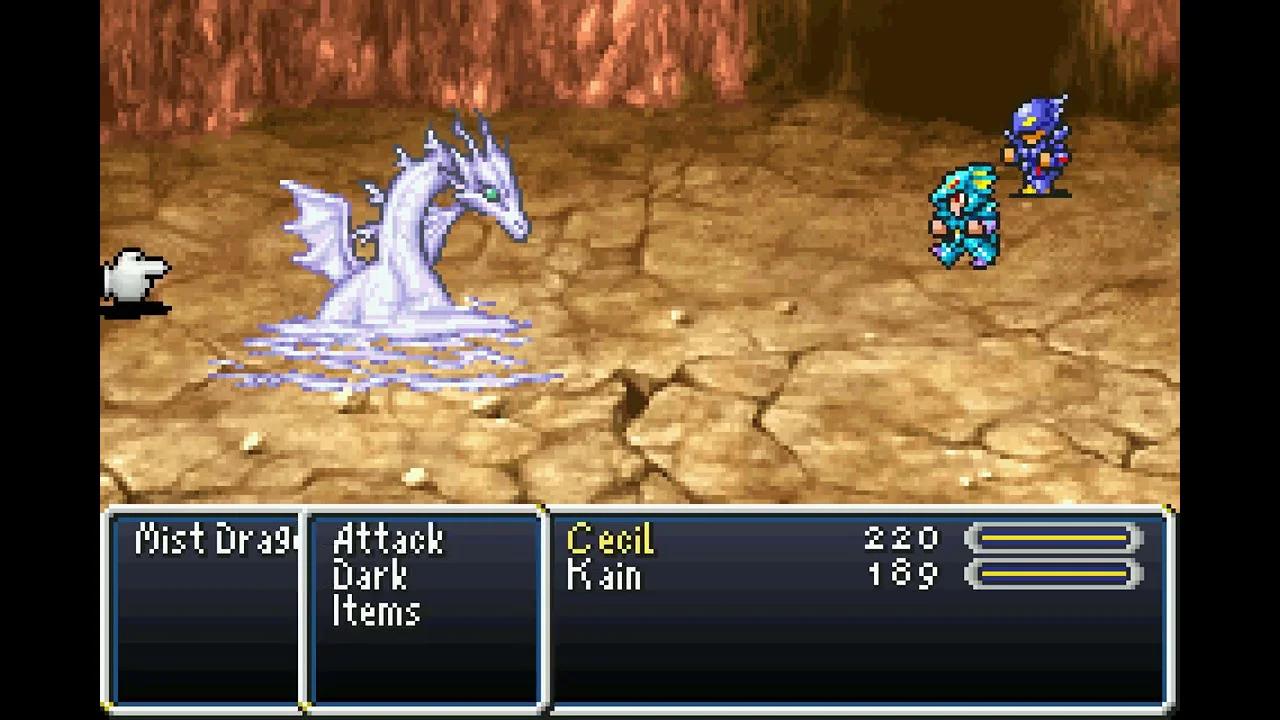 Final Fantasy IV Advance - Mist Cave - Mist Dragon