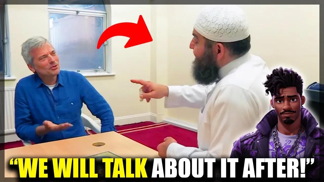 Watch this Sneaky Sheikh REFUSE To Answer What Happens When You Leave ...