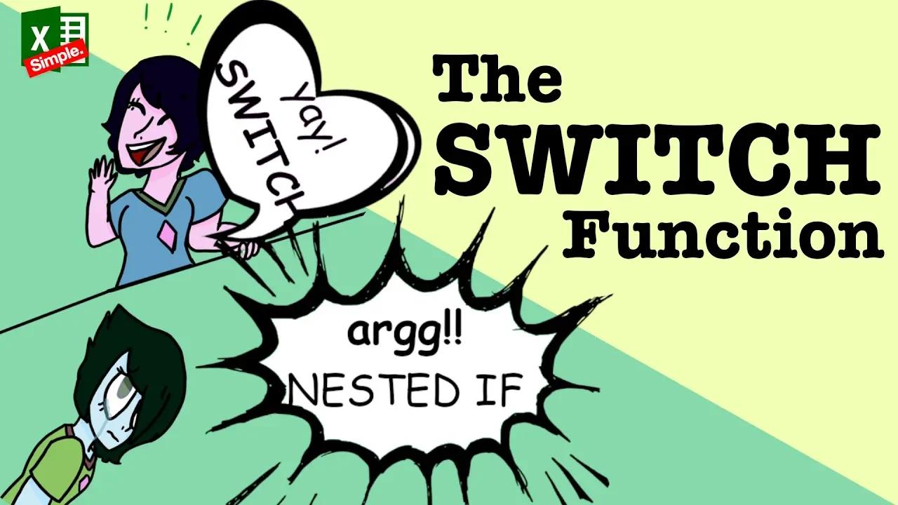 SWITCH Function - Your alternative for NESTED IF | DYNAMICALLY change array in VLOOKUP using SWITCH