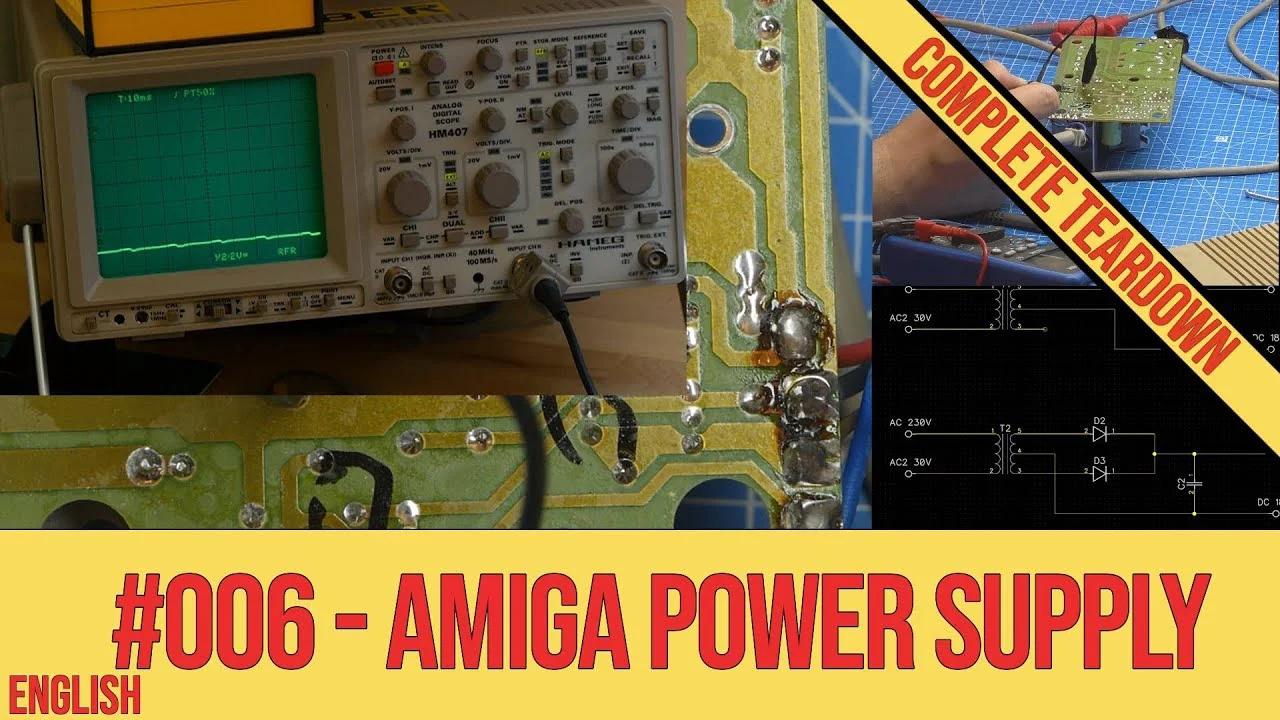 #006|EN - Commodore Amiga Power Supply deep dive - Components, Function ...