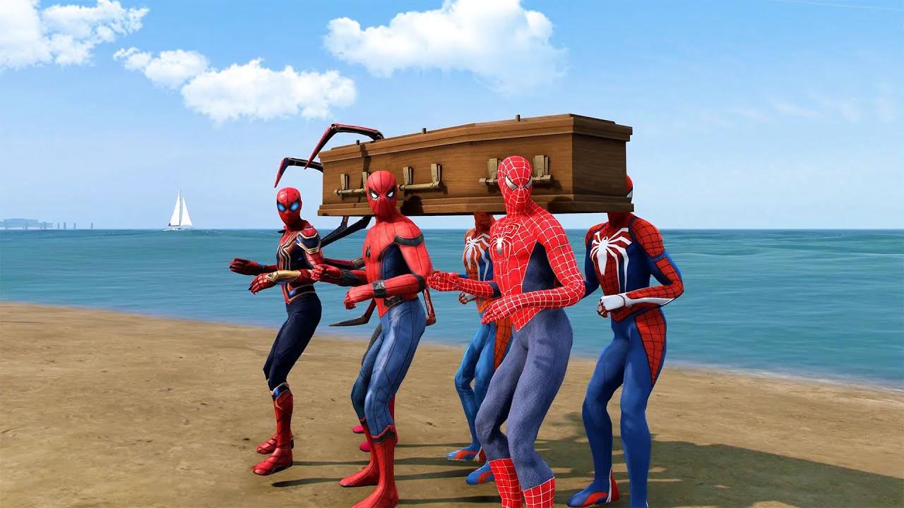 GTA 5 COFFIN DANCE COMPILATION! SUPERHEROES' FUNNY FAILS #001