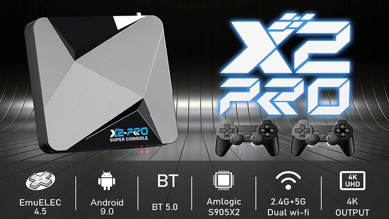 🔎 Super Console X2 Pro Consola Mini RETRO + 2 Mandos y + de 100.000 ...